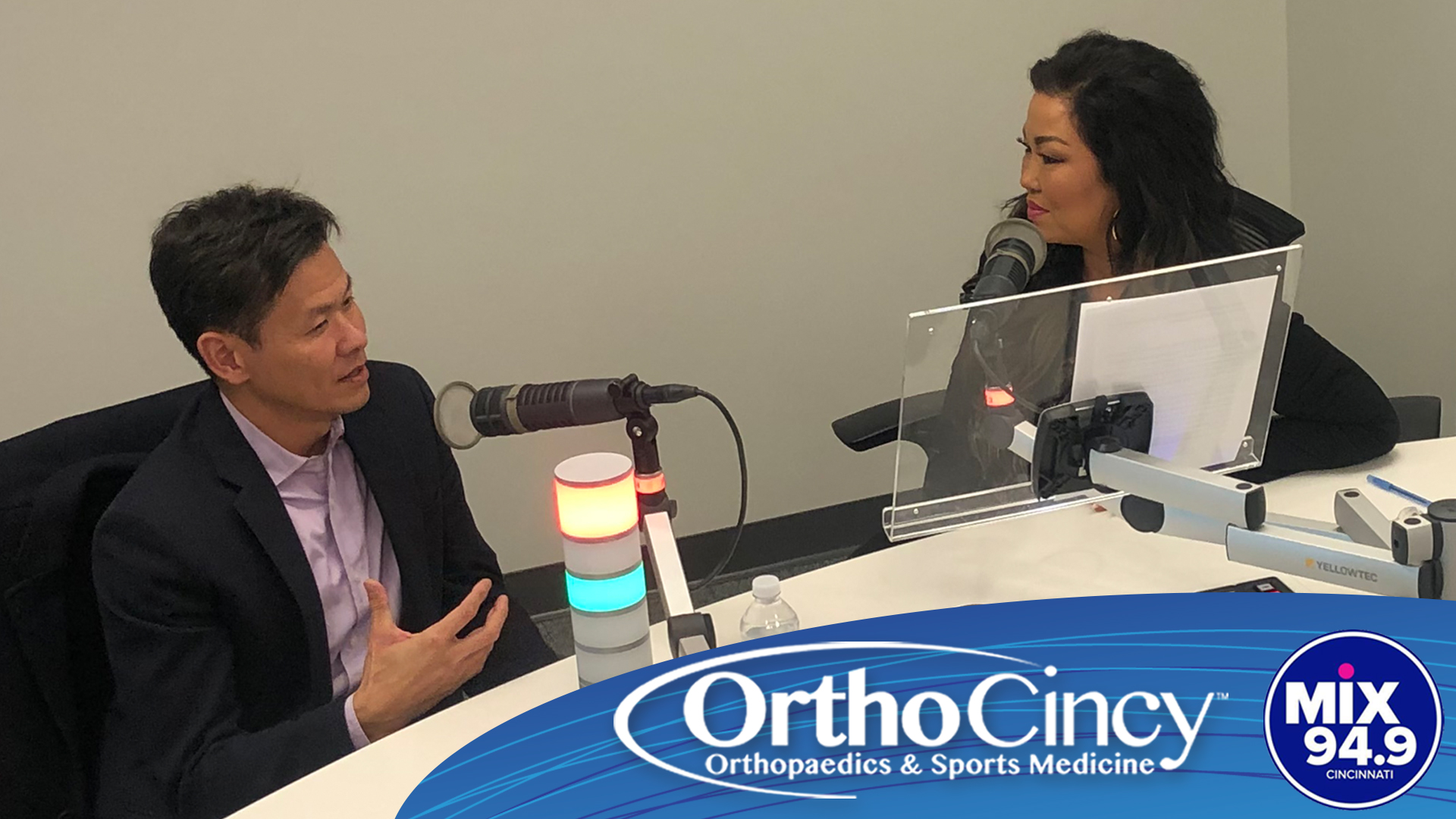 Dr. Gordon Yun talks heel & foot pain with Mix 94.9's Holly Morgan - OrthoCincy