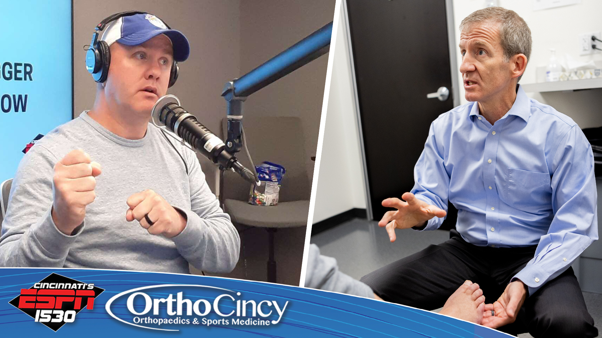 Mo Egger with OrthoCincy's Dr. Nick Gates on Joe Burrow's Foot Injury ...